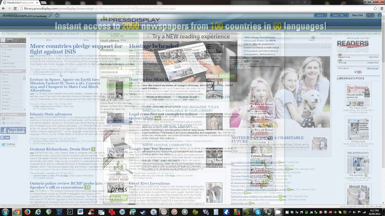 How to use Library Press Display - YouTube