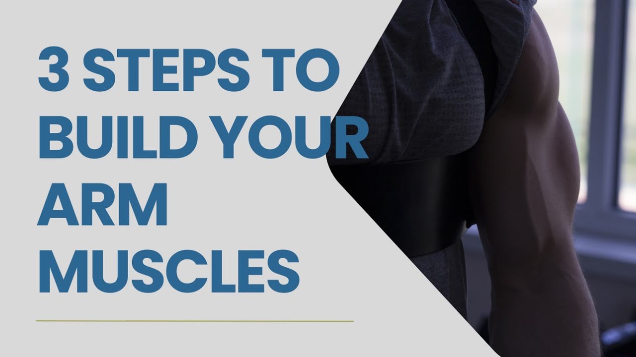 3 STEPS TO BUILD YOUR ARM MUSCLES - YouTube