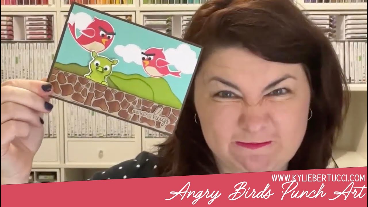 Angry Birds Punch Art Card - YouTube