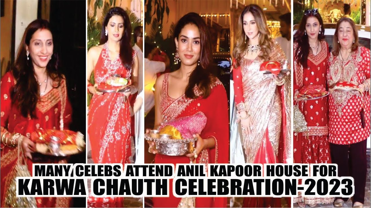Anil Kapoor House Karwa Chauth 2023: Shilpa Shetty, Natasha Dalal ...