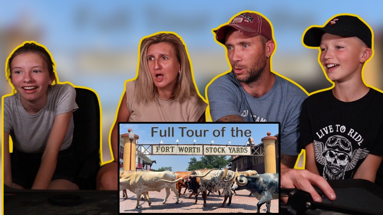 Graham Family Reacts To Fort Worth Stockyards Tour - YouTube