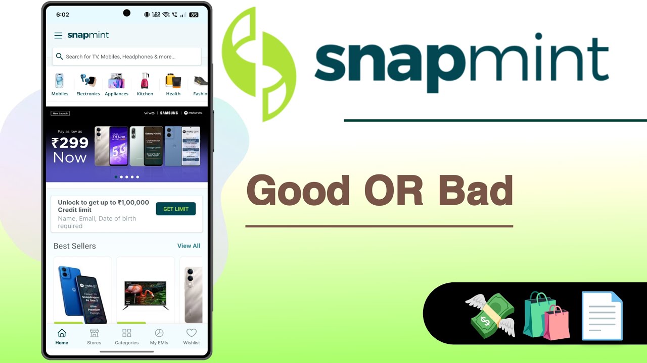 Snapmint App Good OR Bad - YouTube