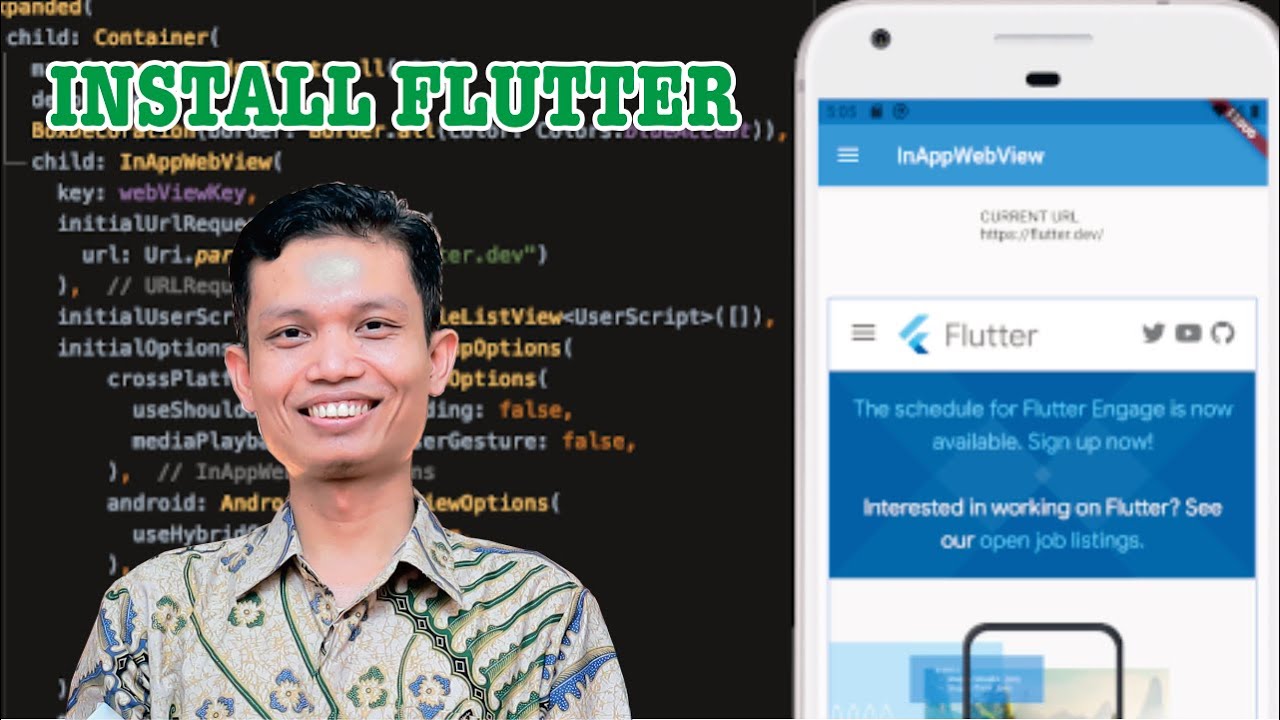 [ FLUTTER ] #1 Installasi - YouTube