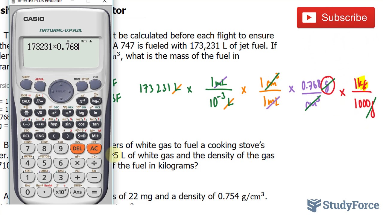 ⚗️ Density as a Conversion Factor (Part 1) - YouTube