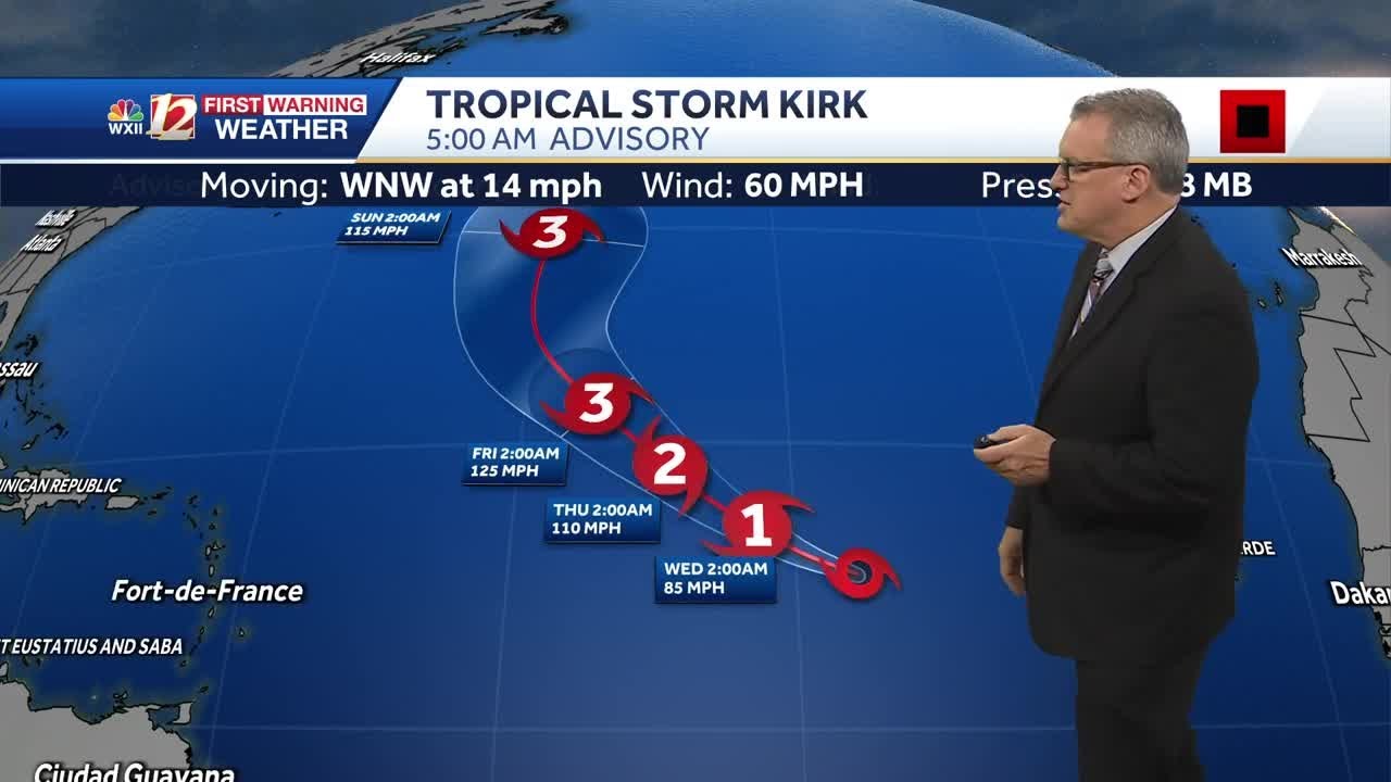 Starting October with heavy storm activity in the Atlantic - YouTube