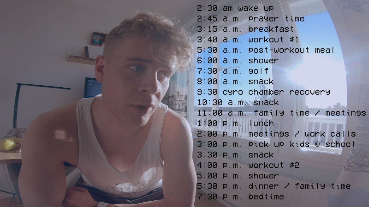 Guy Takes On Mark Wahlberg's Daily Routine - YouTube