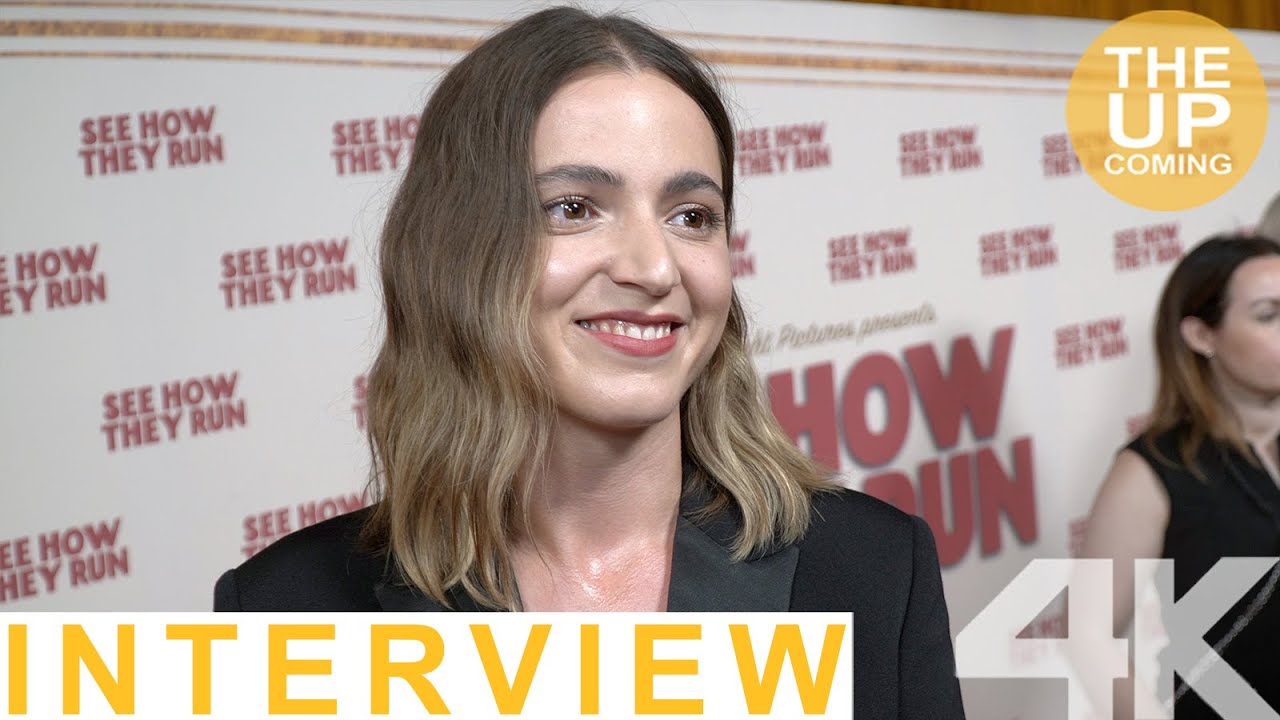 Pearl Chanda See How They Run premiere interview - YouTube