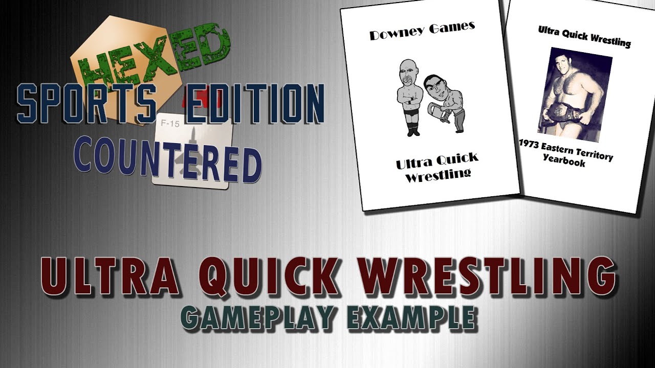 Ultra Quick Wrestling (Downey Games) - Play Example - YouTube