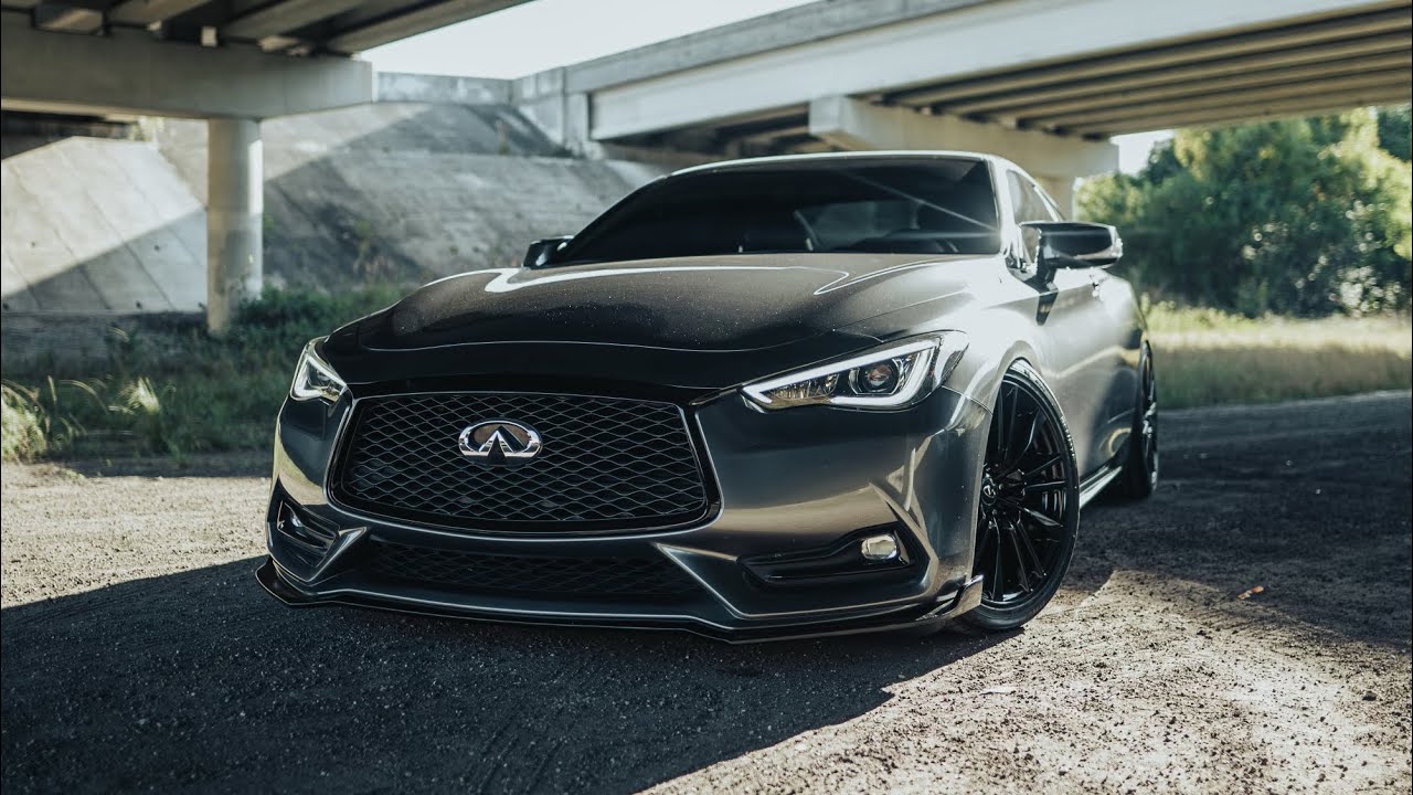 Putting a Stillen Front Lip on my Infiniti Q60 ! - YouTube