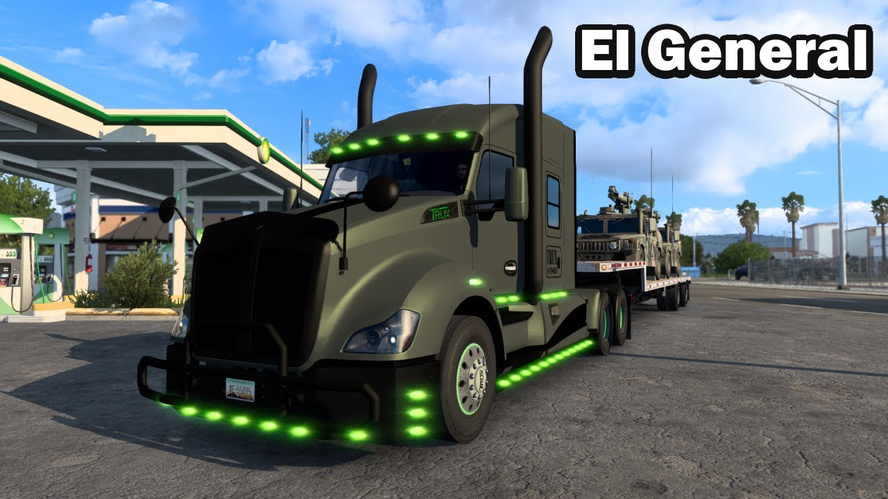 Kenworth T680 The General ATS 1.43 | Cargas Militares ATS 1.43 ...