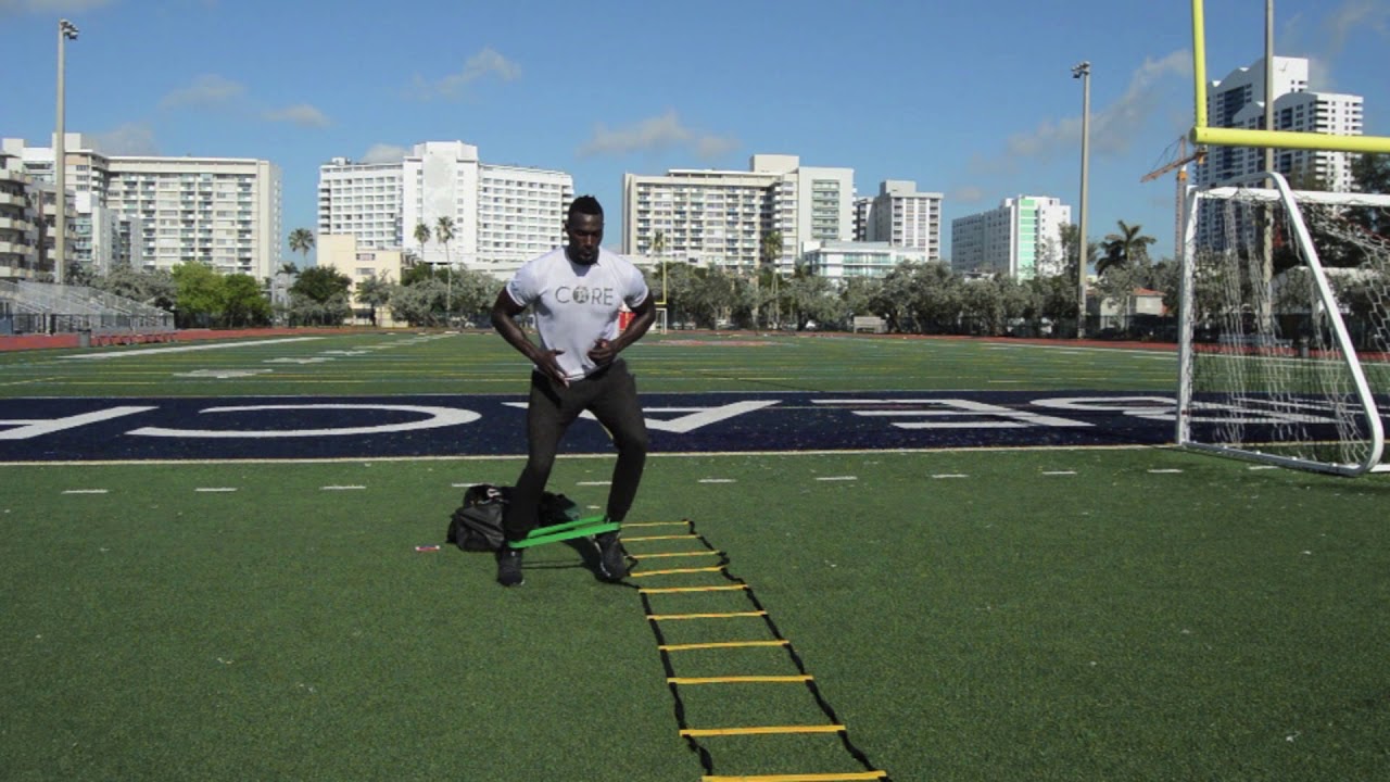 Speed and Agility with the Ladder and Resistance Bands by Core T4 - YouTube