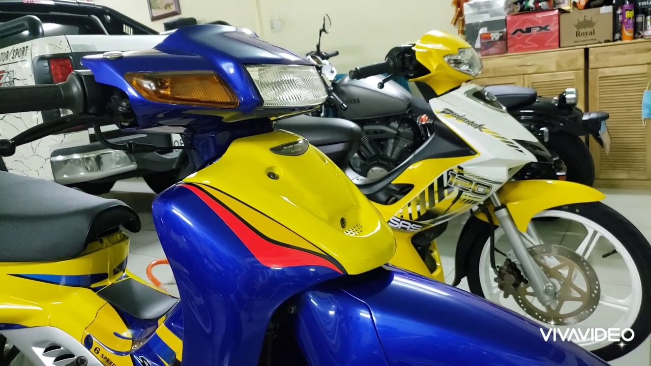 Modenas Dinamik 120 & Suzuki Satria R 120 - So Tài Độ Hot - YouTube