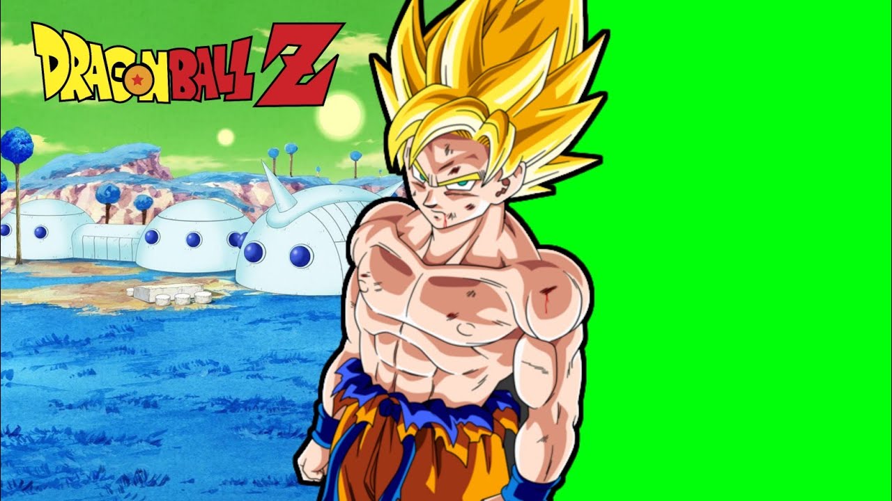 Dragon Ball Z Goku SSJ Chroma Key 720p HD 60fps libre de uso - YouTube