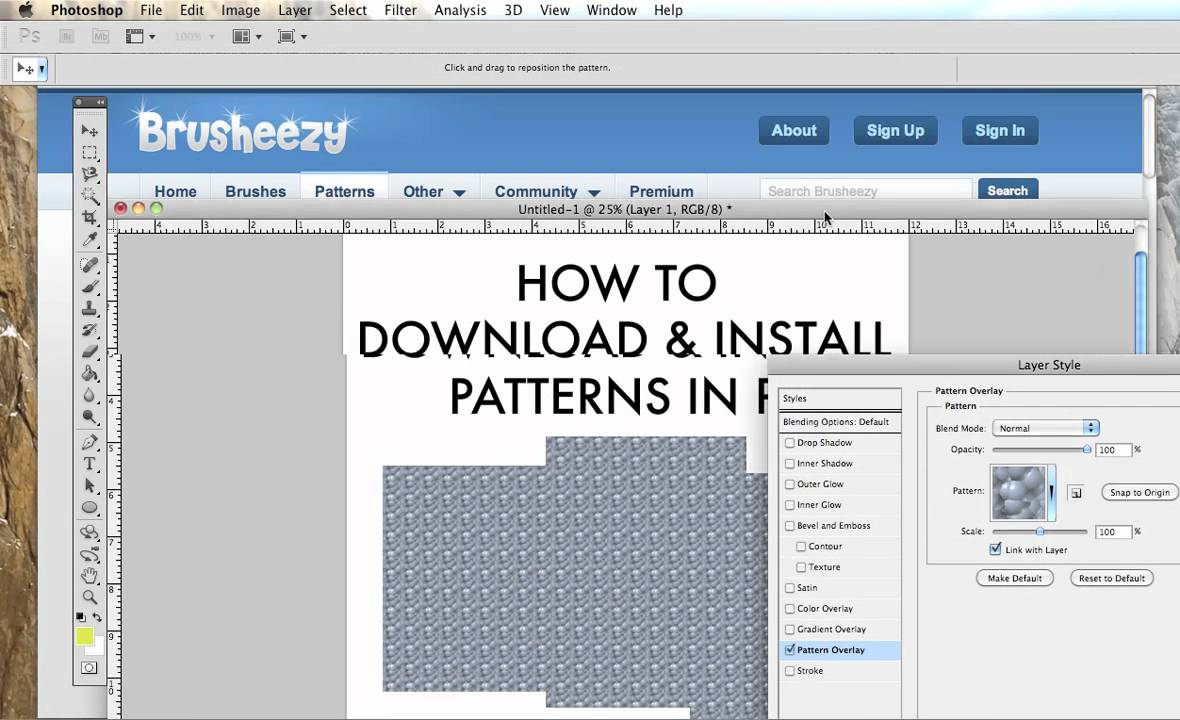 how to download patterns - YouTube