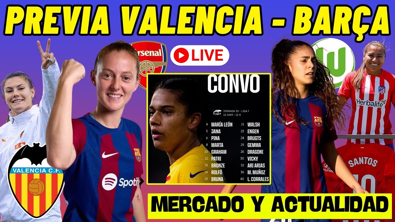 PREVIA VALENCIA vs BARÇA 🔥 ÚLTIMO PARTIDO 🚨 ARI ARIAS | RUMORES MERCADO ...