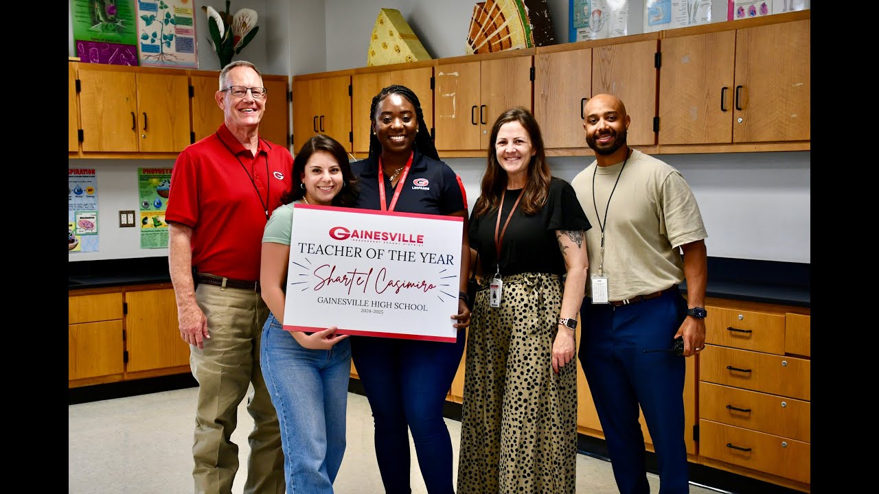 GHS Teacher of the Year! - YouTube