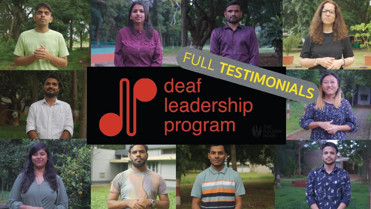 Deaf Leadership Program: Full Testimonials - YouTube