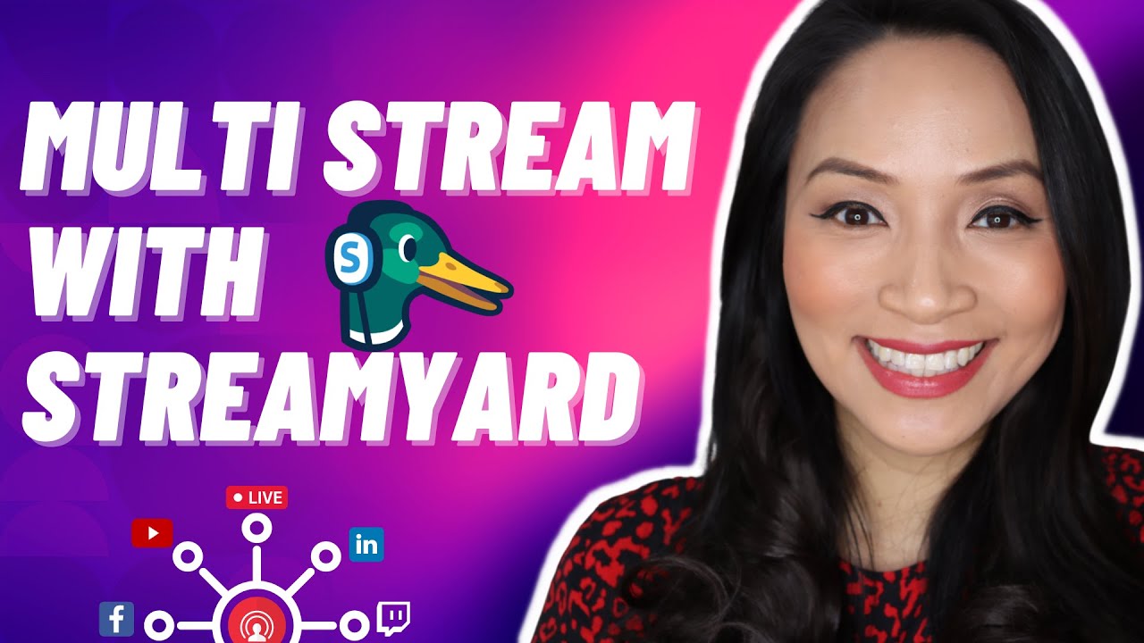 Streamyard multistream tutorial: Streamyard multistreaming tutorial // Livestream with ...