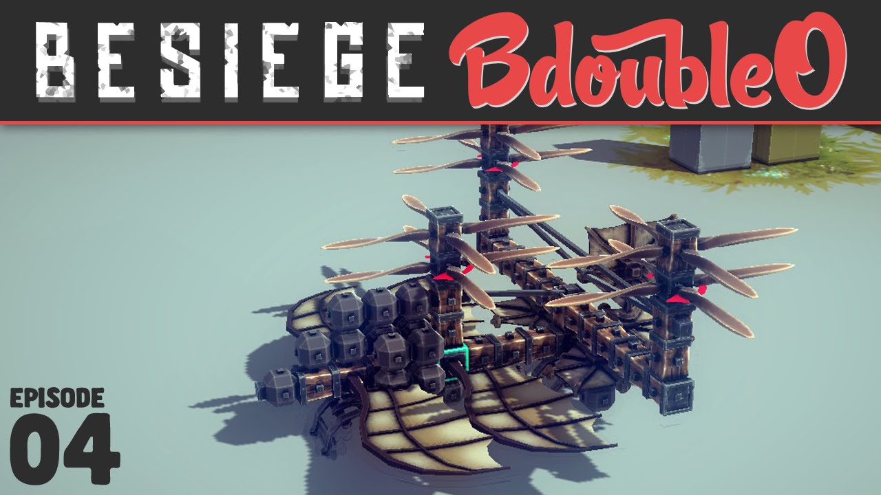 Besiege Gameplay :: Flying Machine! #4 - YouTube