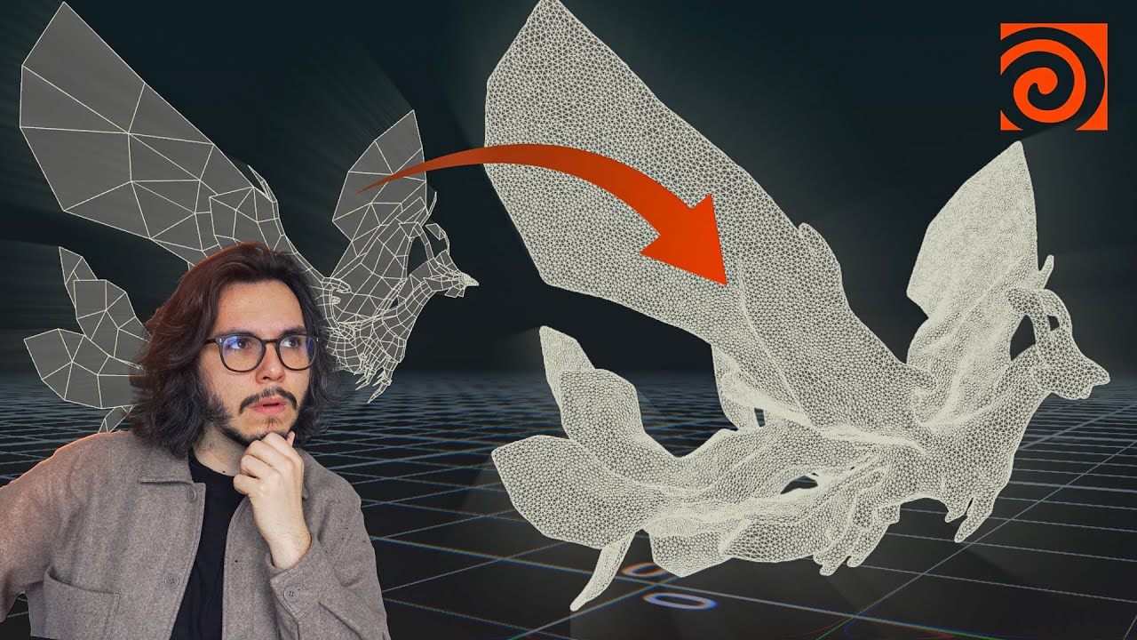 Comment refaire un mesh animé avec les VDB dans Houdini | Tuto Patronus (1/14) - YouTube