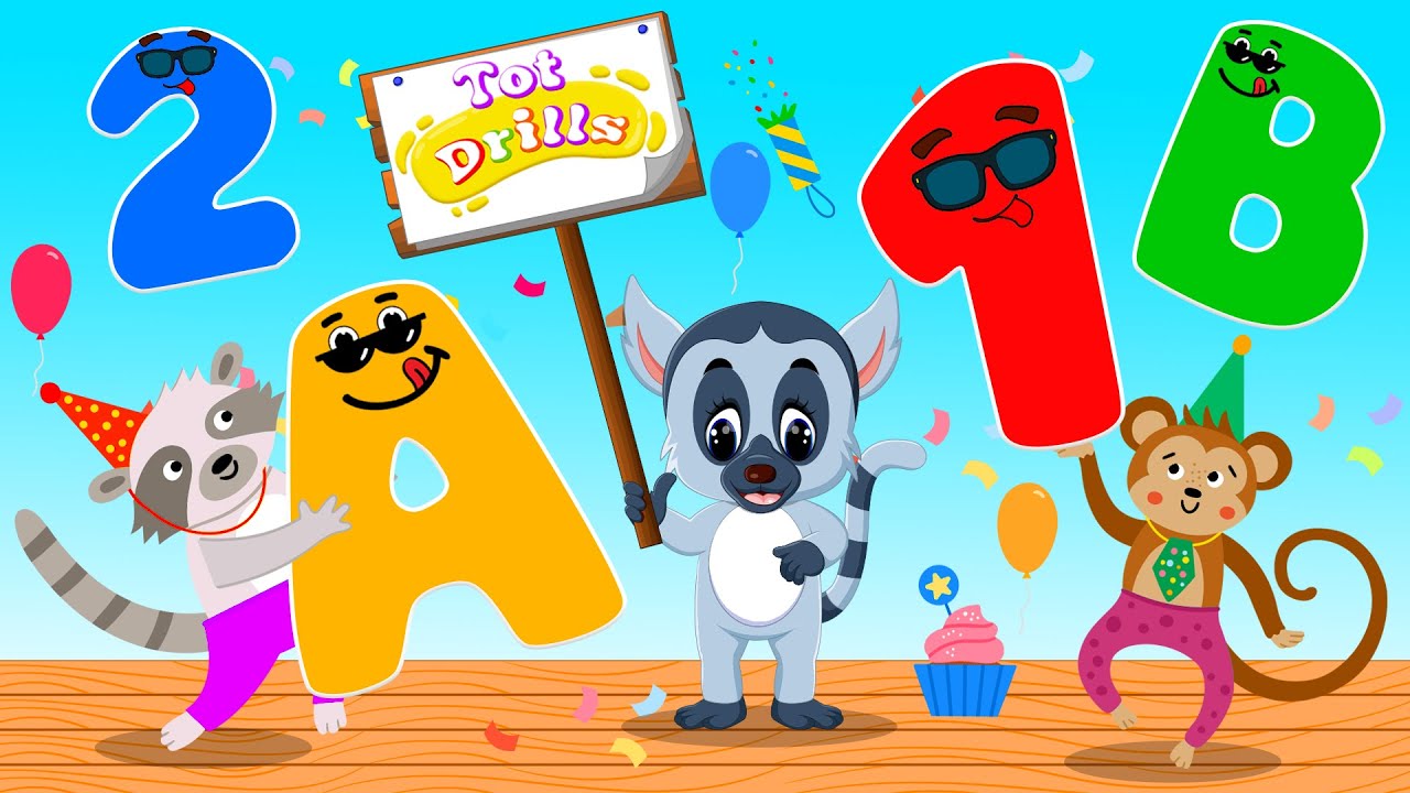 ABC and 123 learning for 2 year olds | The Best of Toddler Fun Learning ...