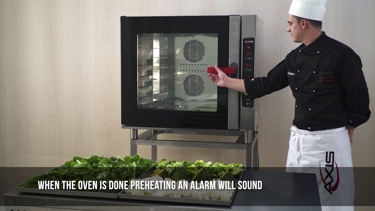 AXIS - Combi Oven - Steamed Vegetables - YouTube