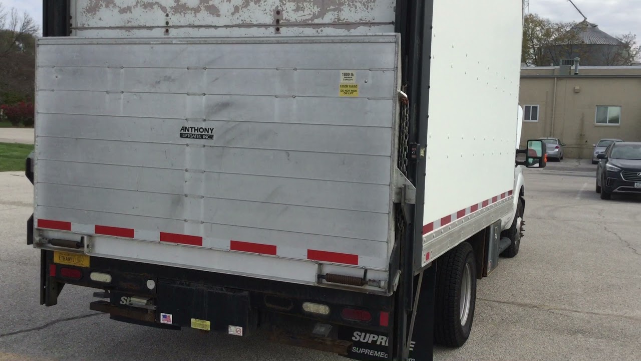 GovDeals: 2012 Ford F-350 Box Truck with Railgate, Lic. #879 - YouTube