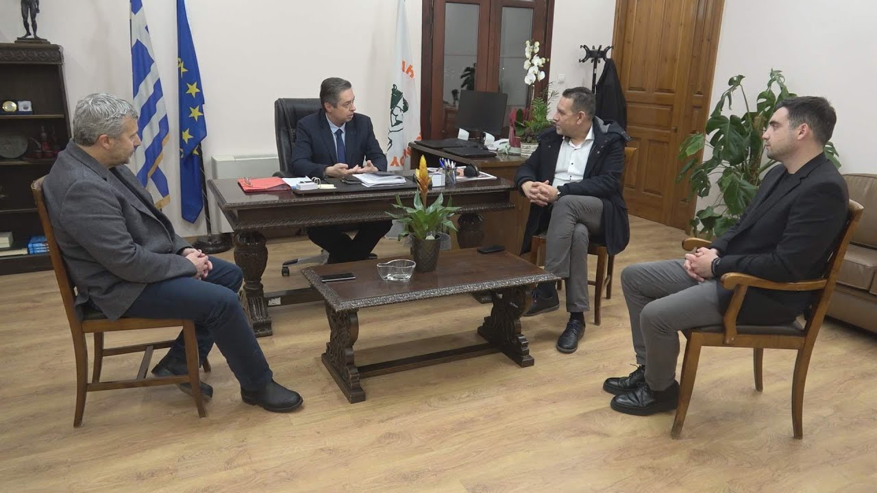 Ζάκυνθος: Εθιμοτυπική συνάντηση Δημάρχου Ζακύνθου με τον Πρύτανη του ...