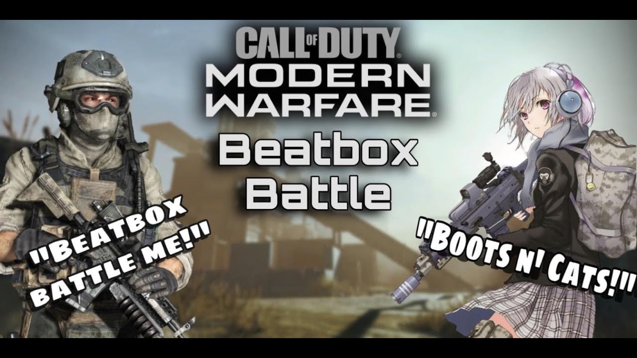 Beatbox Battle w/Gamer Girl Beatboxer on Call of Duty Modern Warefare ...