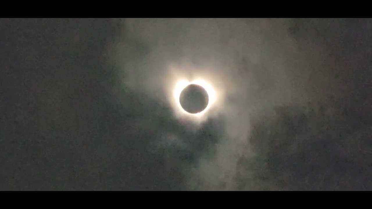 Dallas 2024 eclipse. (Raw footage) - YouTube