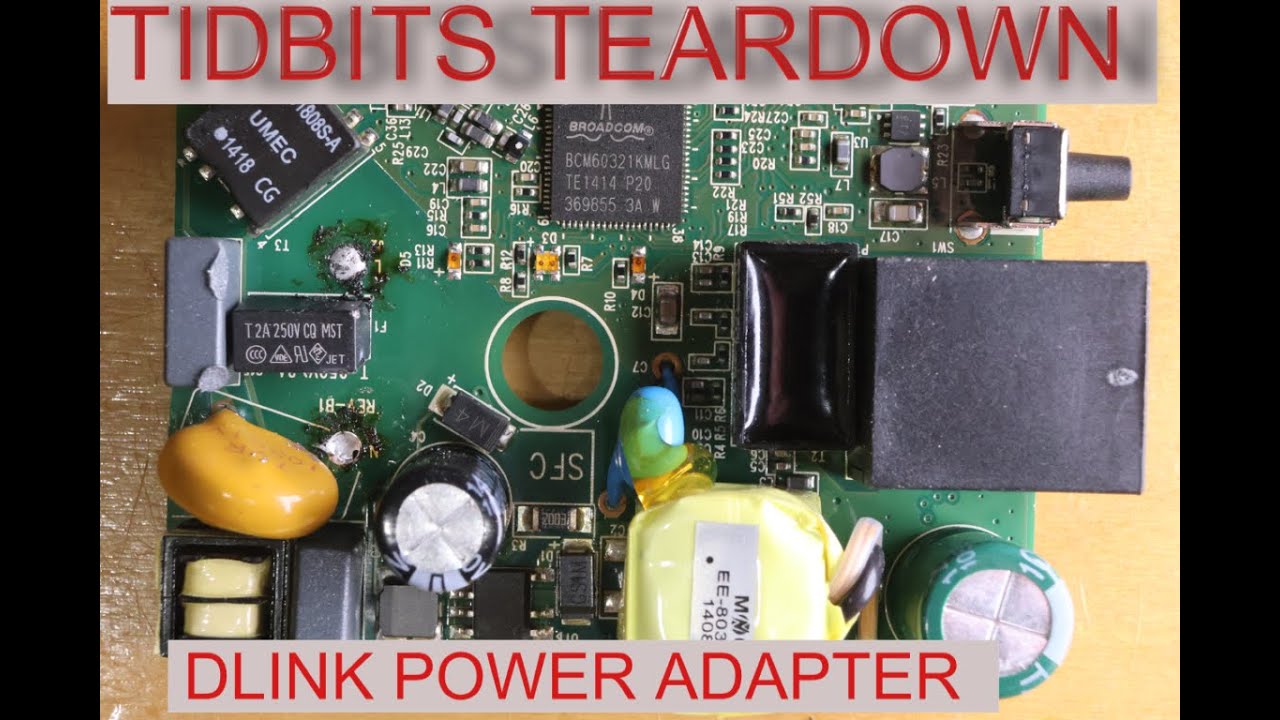 Teardown Tidbits: D-Link Power Line Adapter - YouTube