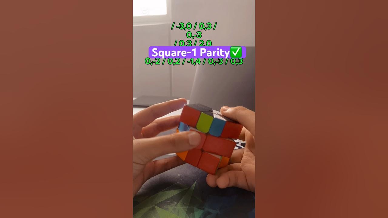 Square-1 Parity! #paridad #speedcubing #cuboderubik - YouTube