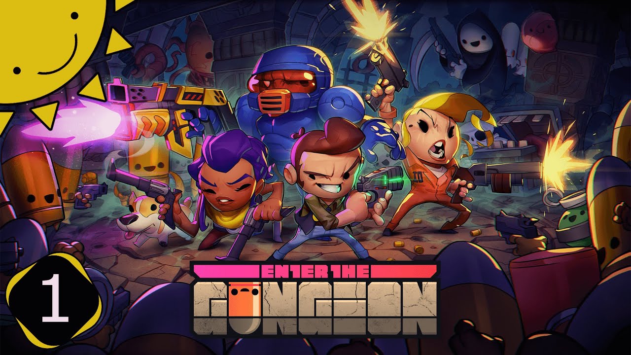 Let's Play Enter The Gungeon | Part 1 - Gatling Gull | Blind Gameplay ...