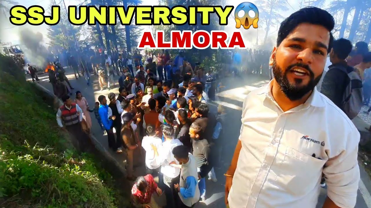 Ssj university almora 😳 | चुनाव रद्द होने से छात्र क्रोधित हुए 🤬| #vlog ...