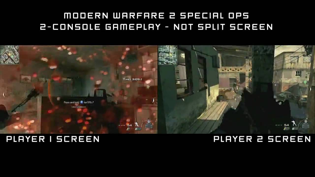 Call Of Duty : Modern Warfare 2 - CO-OP Double Console Gameplay [HD ...