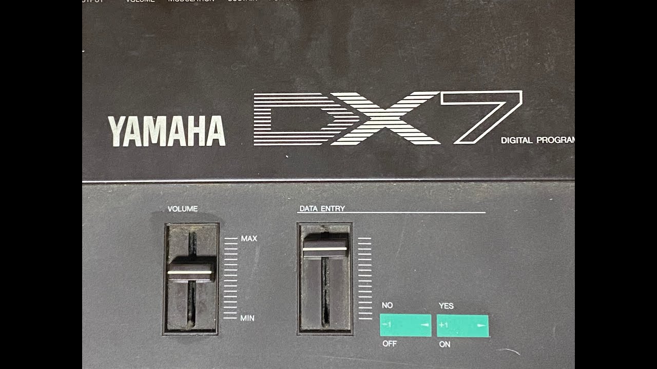 Yamaha DX7 battery replacement - YouTube