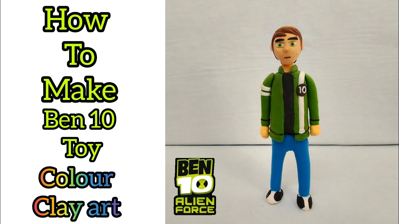 How to make Ben 10 toys || Ben 10 alien force Toy || Colour clay art ...