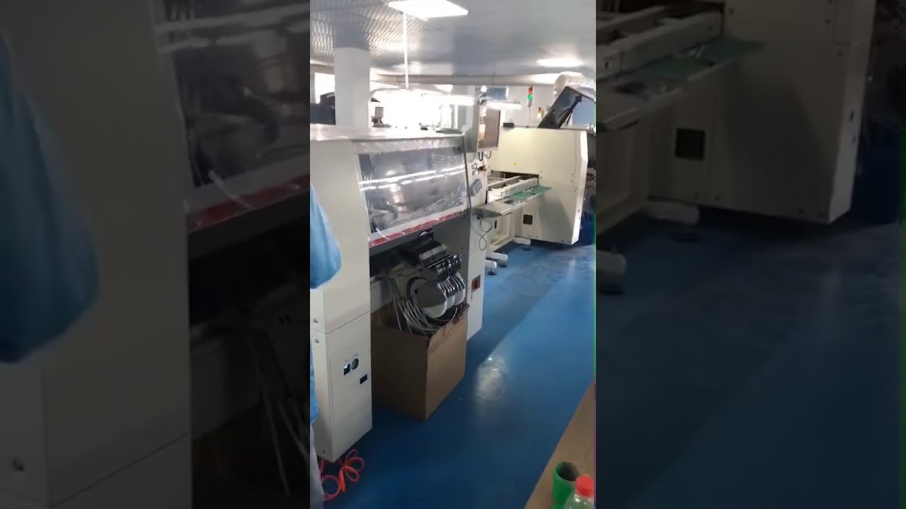 SMD full production line equipment - YouTube