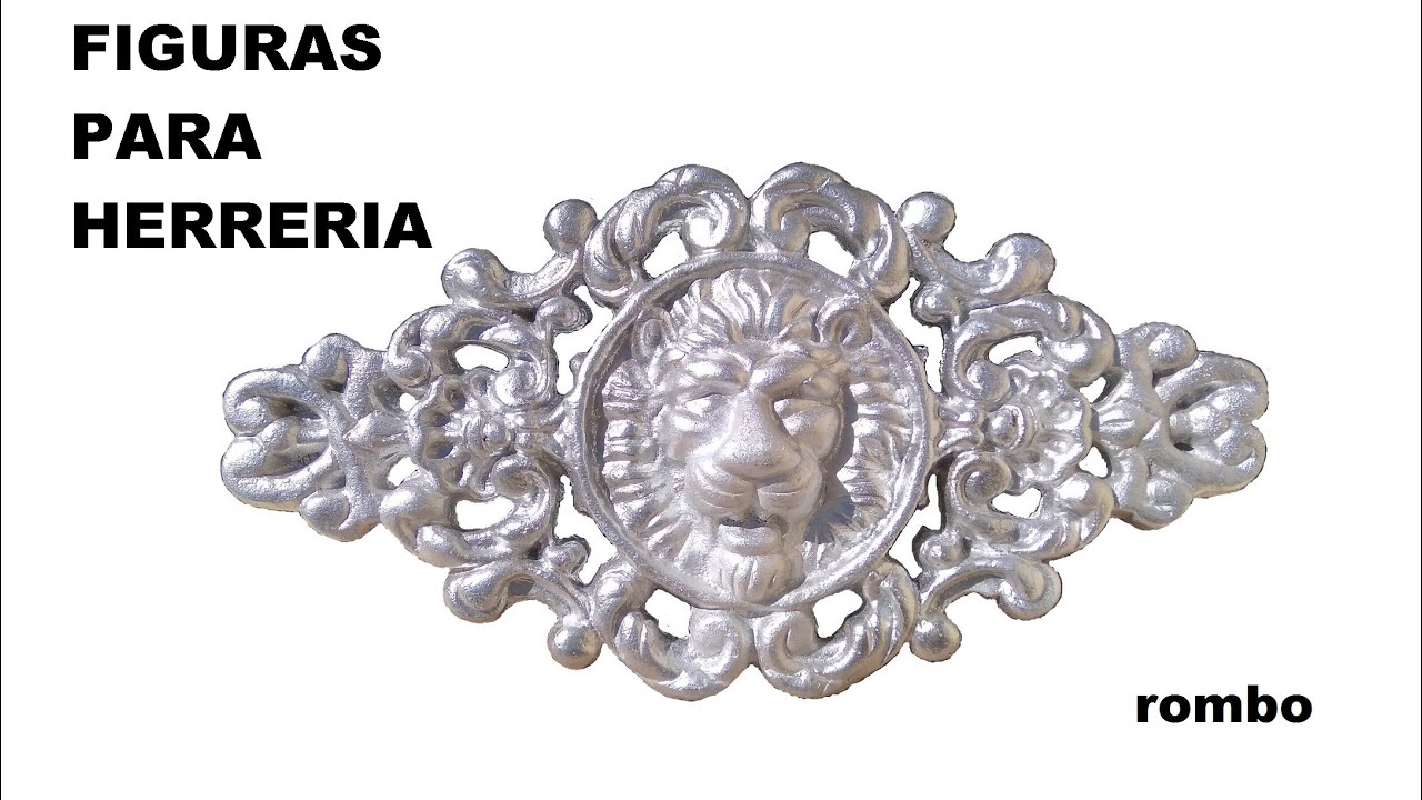 Figura de herrería adorno rombo (portones, puertas, ventanas, rejas ...