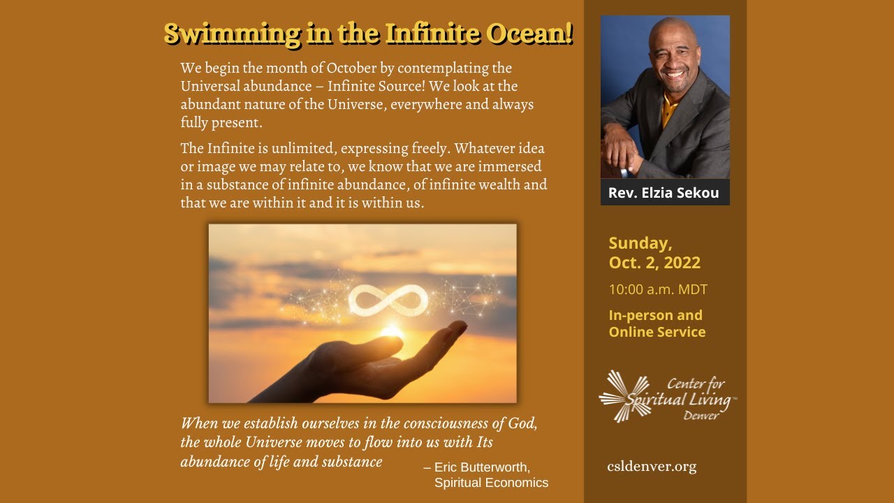 CENTER for SPIRITUAL LIVING, DENVER 10-2-22 - YouTube
