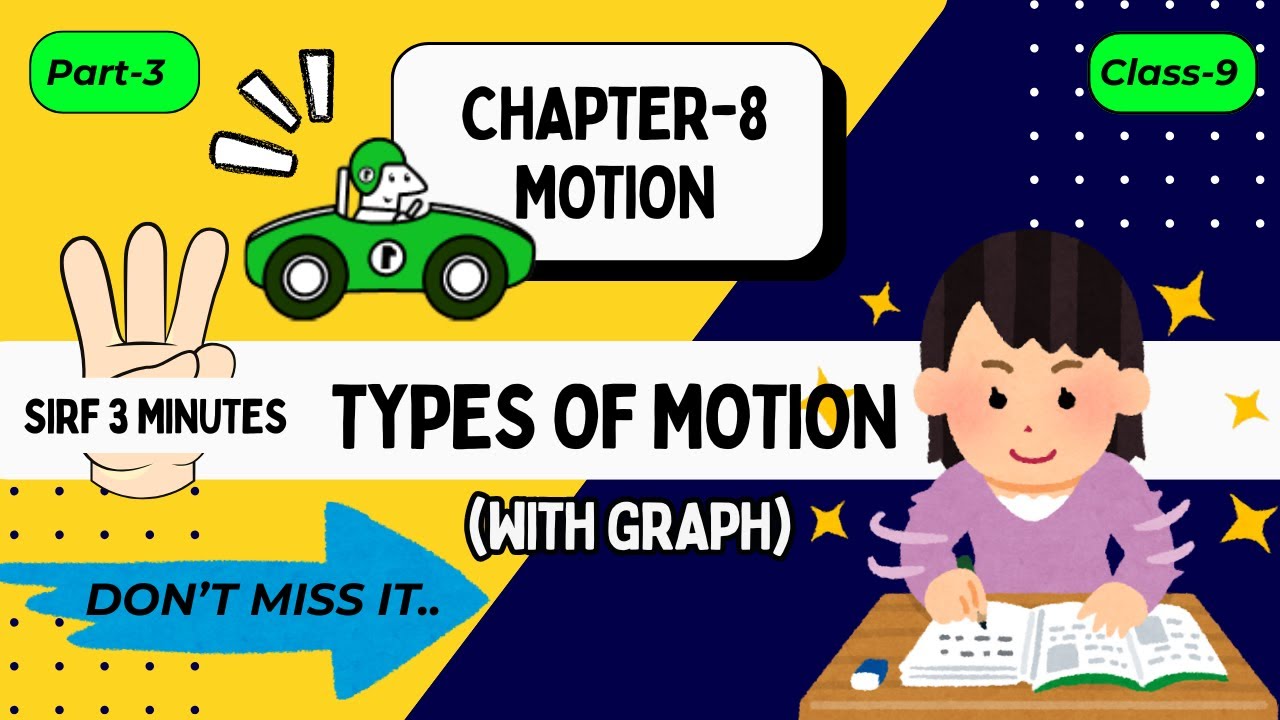 Types of Motion | Class 9 Chapter 8 Motion | Part 3 | Important ...
