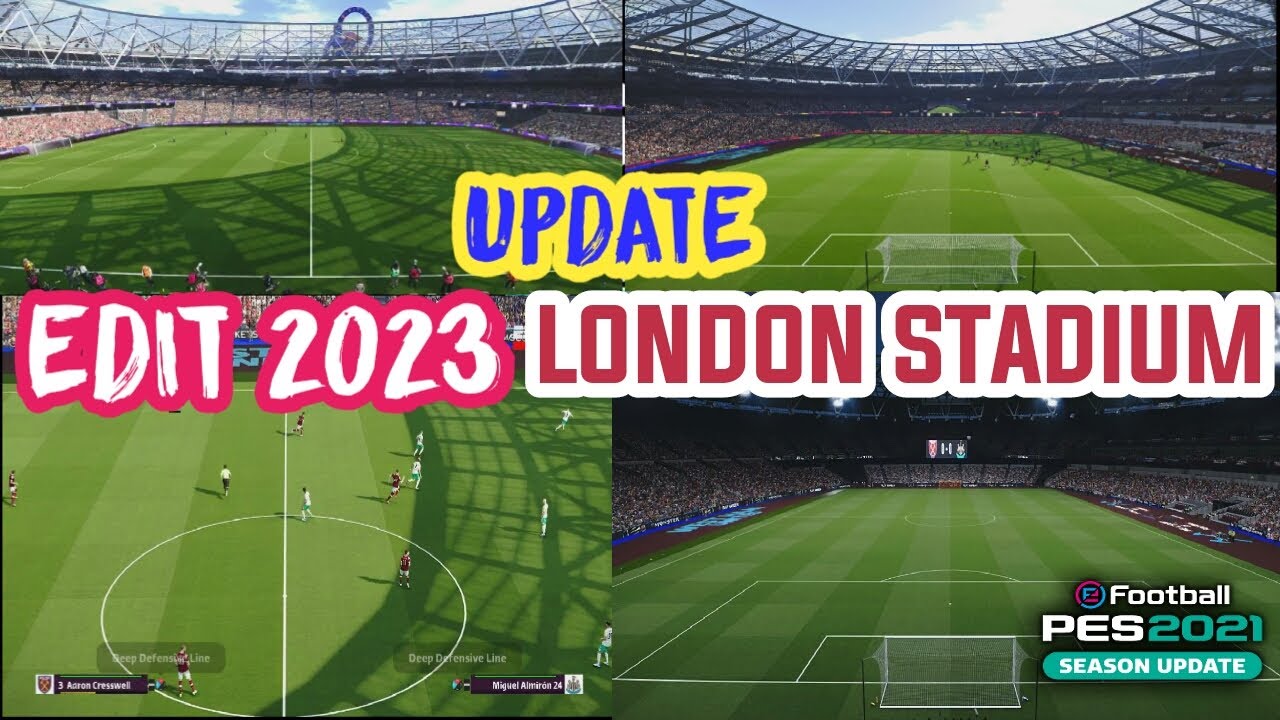 PES 2021 Edit London Stadium Update home stadium of West Ham United ...