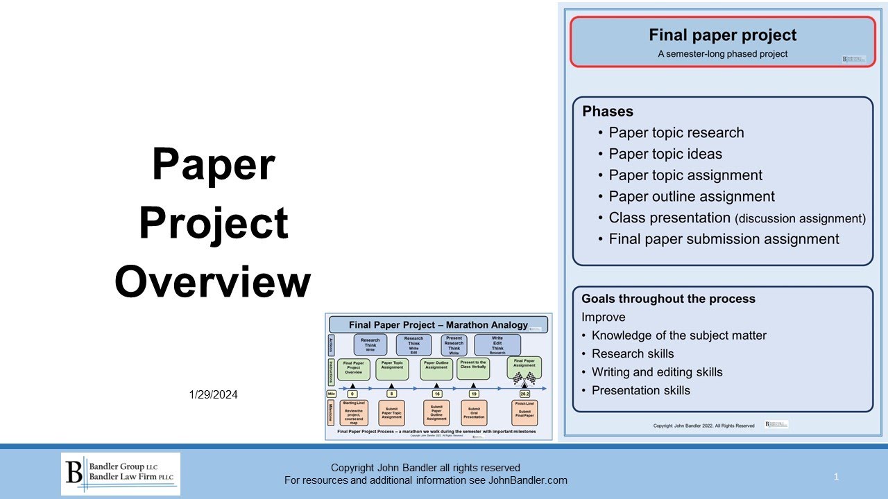 Paper Project Overview 2024 01 29 - YouTube