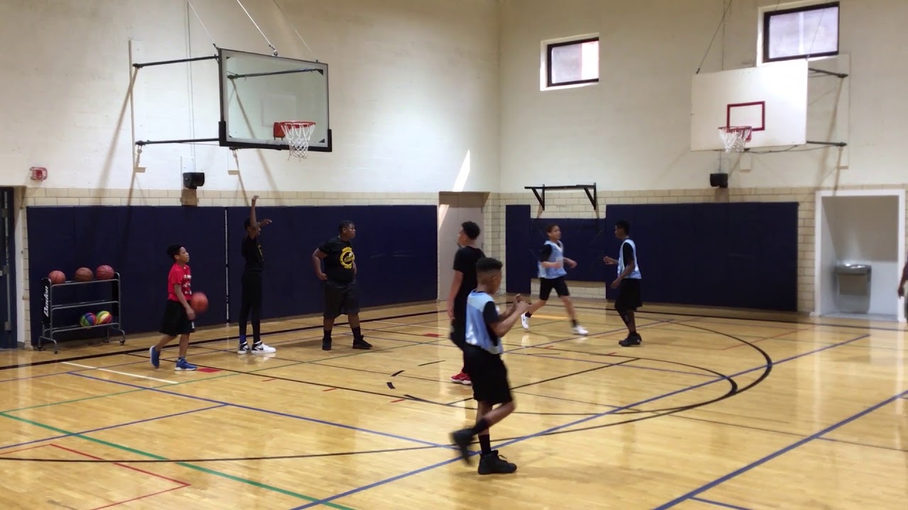 50/50 Community Basketball Tournament 2 Game 2. Half 2. April 2019 ...