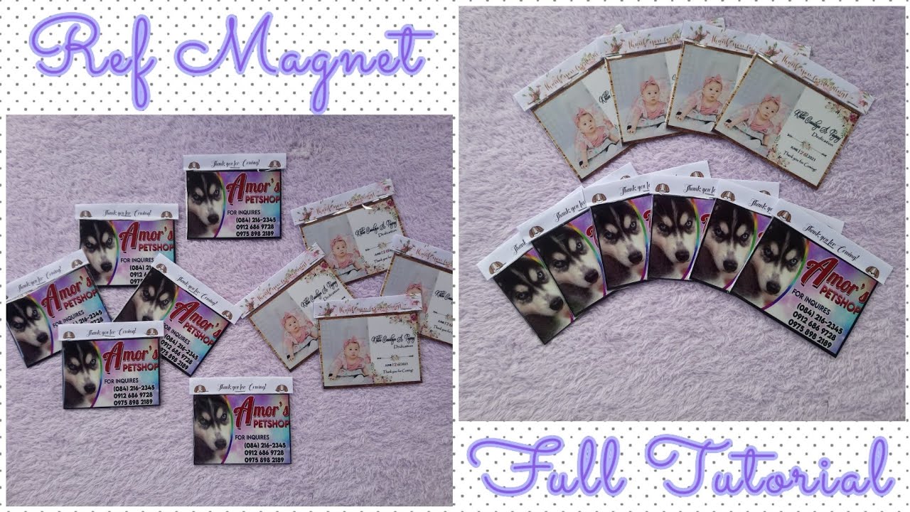 How to make a Ref Magnet? | Simple Ref Magnet Tutorial | Souvenir Idea ...