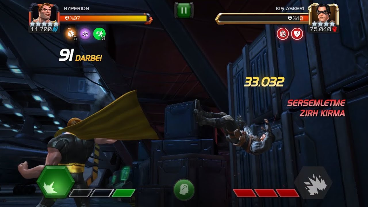 Hyperion Game Play Marvel Şampiyonlar Turnuvası MCOC - YouTube
