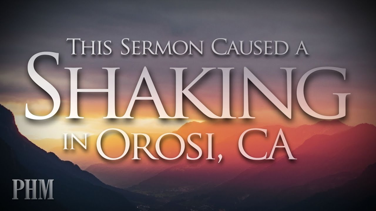 This Sermon Caused a SHAKING at Orosi SDA Church! - YouTube