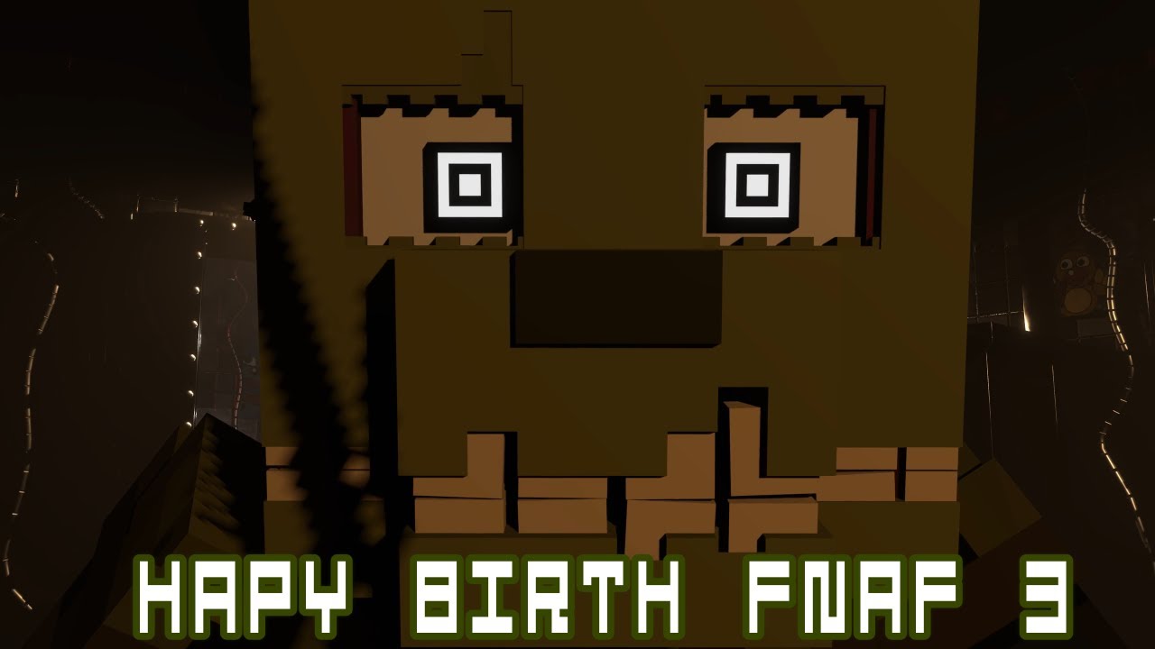 Five Nights at Freddy's 3 10th Anniversary Animation (Minecraft Fnaf 3 ...
