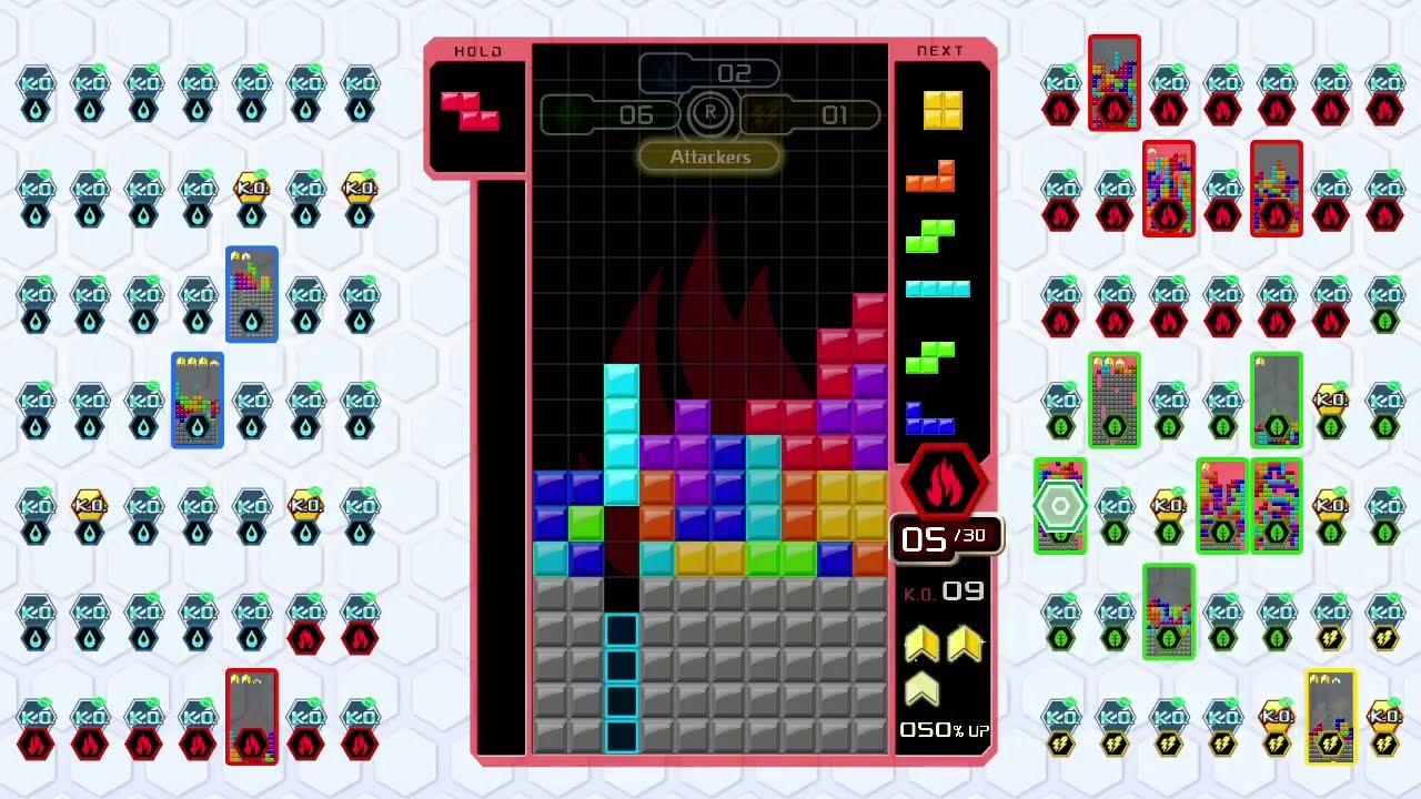 i got 10 K.O.s on red team in tetris 99 teams!!!!!!!! - YouTube