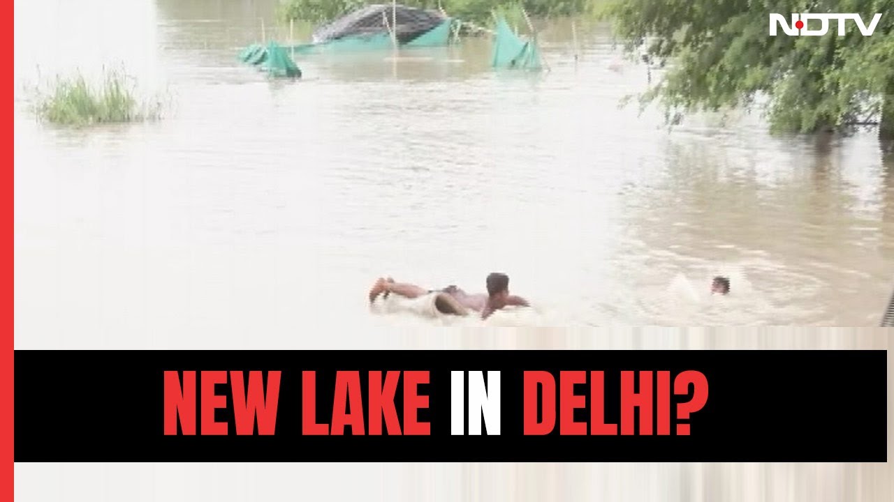 Delhi Flood | New Lake In Delhi? There Used To Be Houses Here A Day Ago ...
